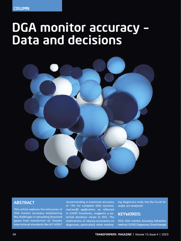 DGA Monitor Accuracy Data and Decisions Transformers Magazine | PDF