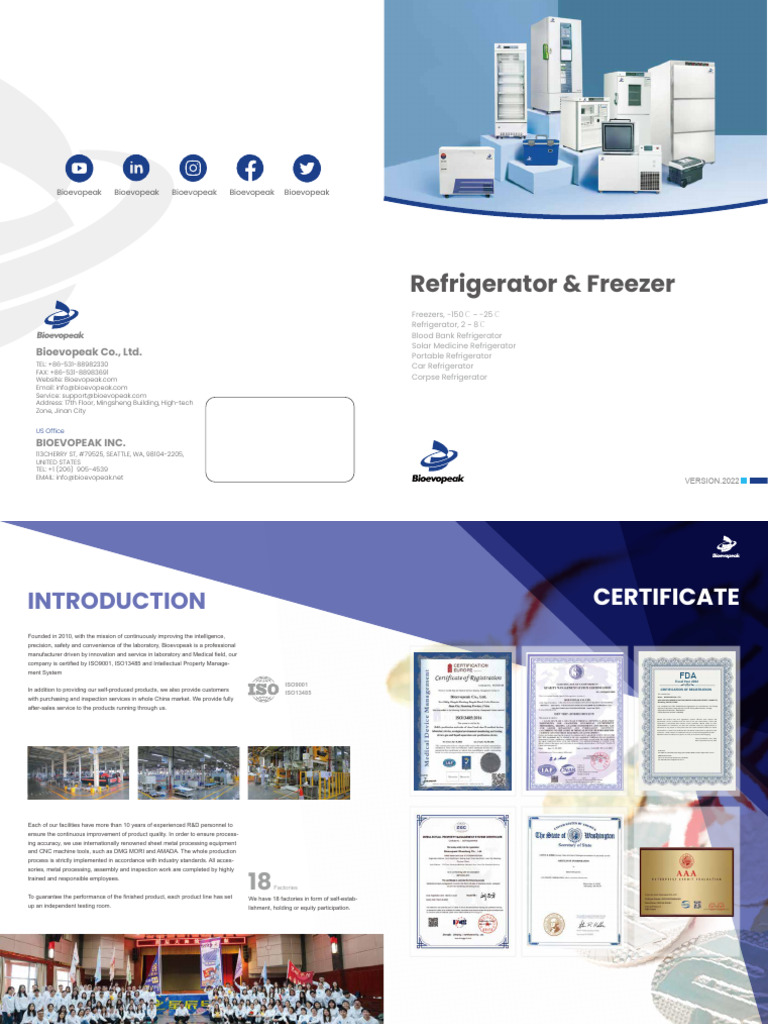 Refrigerator & Freezer | PDF