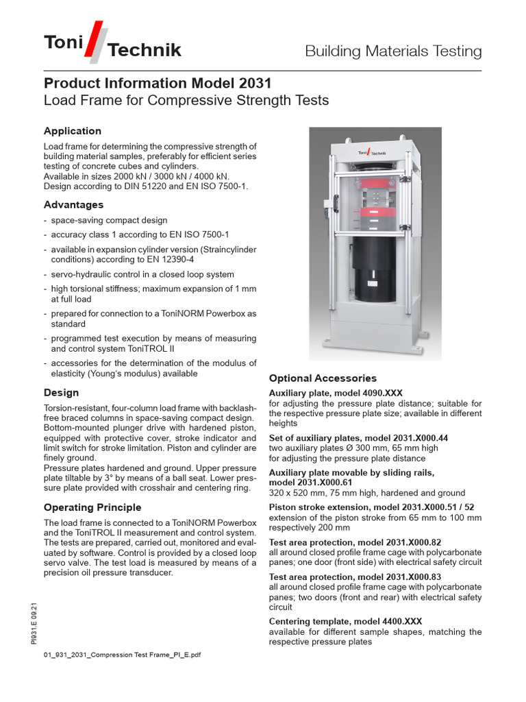 Comp Test Frame | PDF