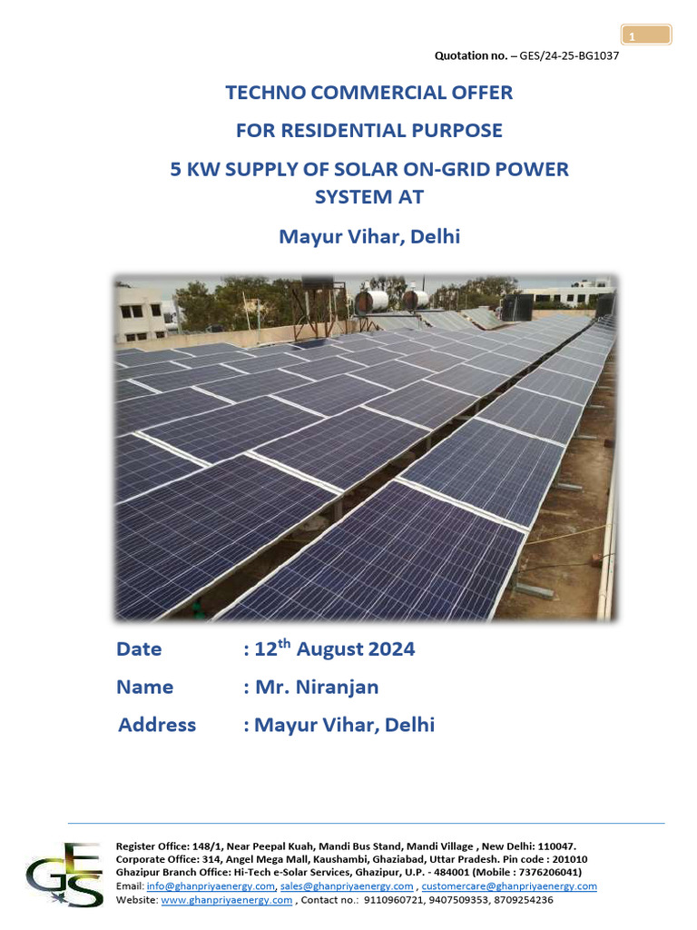 Revised Finale - Quotation | PDF