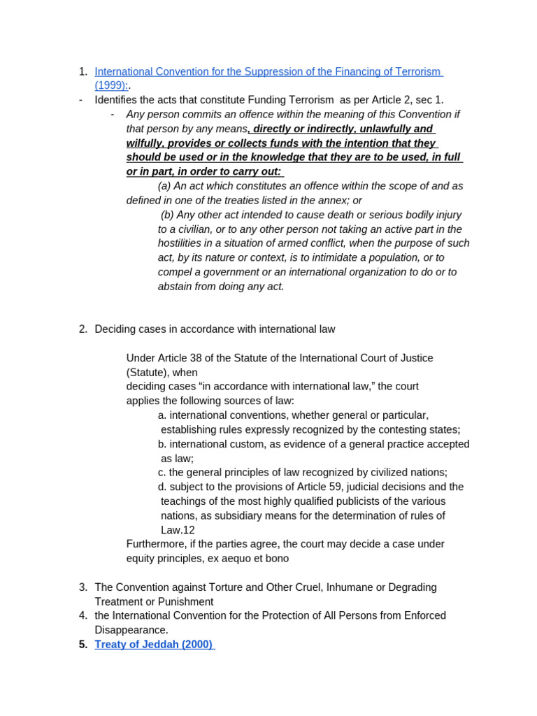 International Treaties - Agreement | PDF
