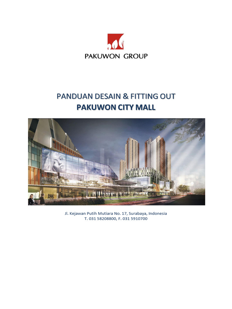 Fit Out Guide Unit PCM | PDF
