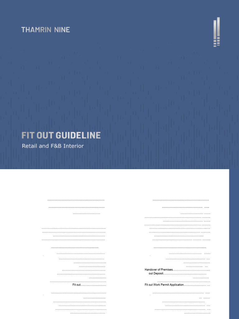 Fit Out Guidelines Retail 220823 Final Draft 1 | PDF