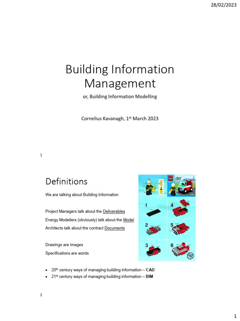 Bim Presentation Final Pdf