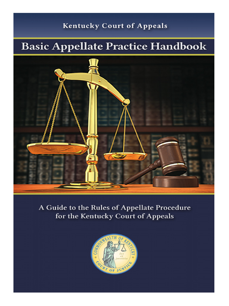 Basic Appellate Practice Handbook | PDF