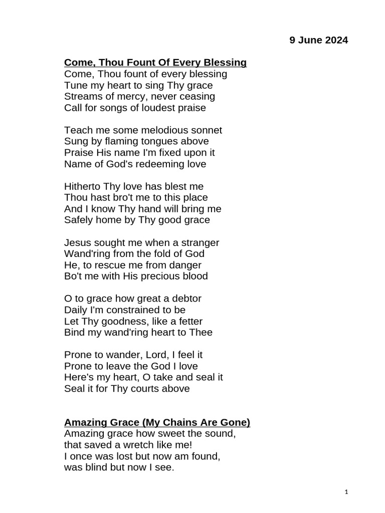 SS Lyric 9 Jun 2024 | PDF