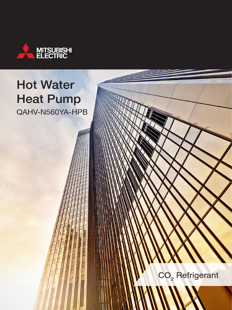QAHV N560YA HPB Hot Water Heat Pump Flyer 2022 | PDF