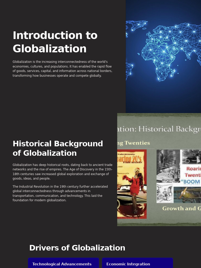 Introduction To Globalization | PDF