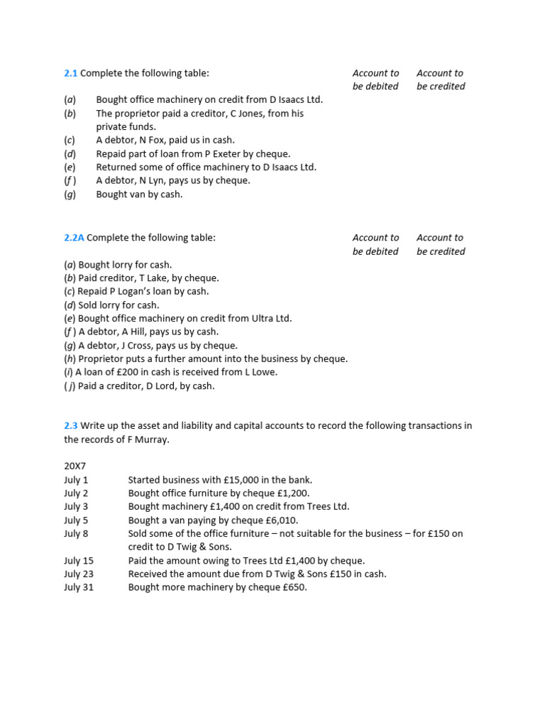 Chapter 2 Questions (1) | PDF