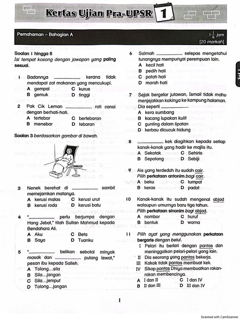 PRA UPSR Soalan | PDF