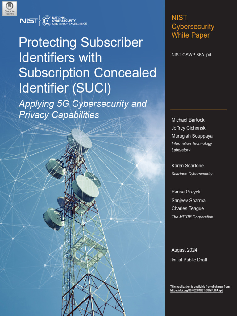 NIST CSWP 36A Ipd | PDF