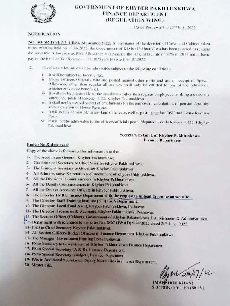 202207261658834813-Renaming and Enhancement of Incentive Allowance As Risk Allowance | PDF