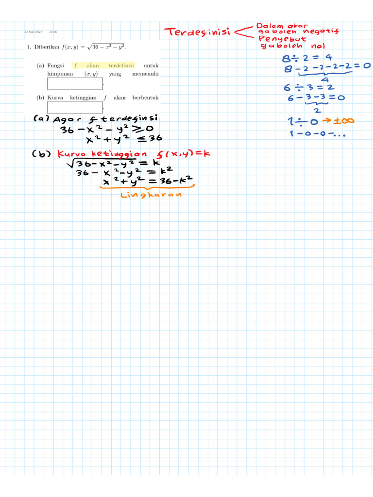 UAS Mat2C 2023 Bag A&b (Solusi) | PDF