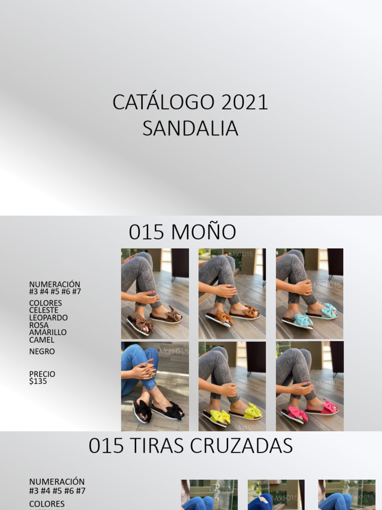 Catálogo 2021 Sandalia | PDF