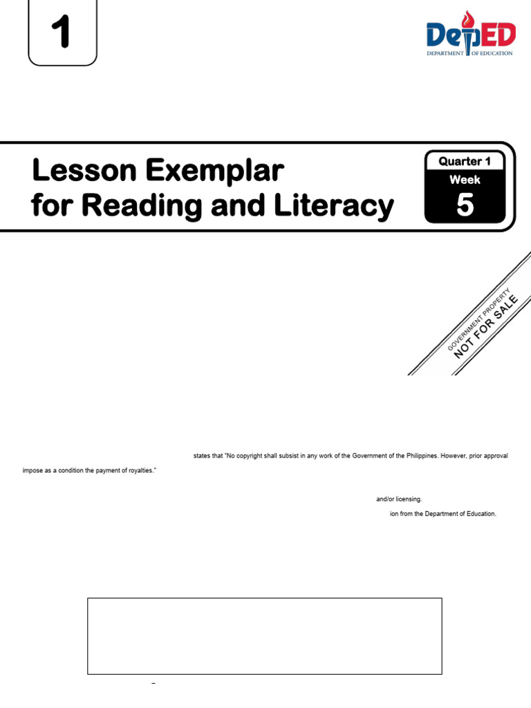 Final Le g1 q1 Week 5 Read and Lit | PDF