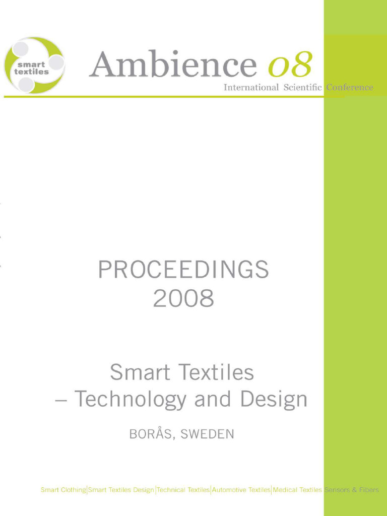 Smart Textile Technology and Design | PDF