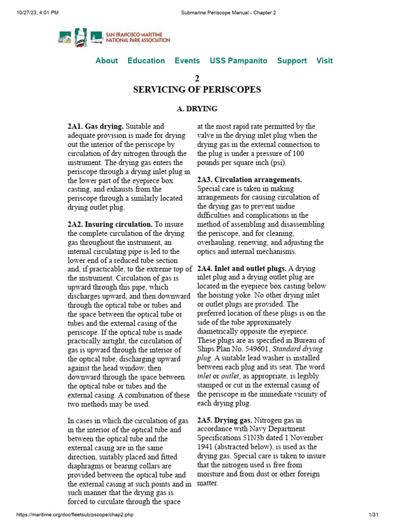 Submarine Periscope Manual - Chapter 2 | PDF