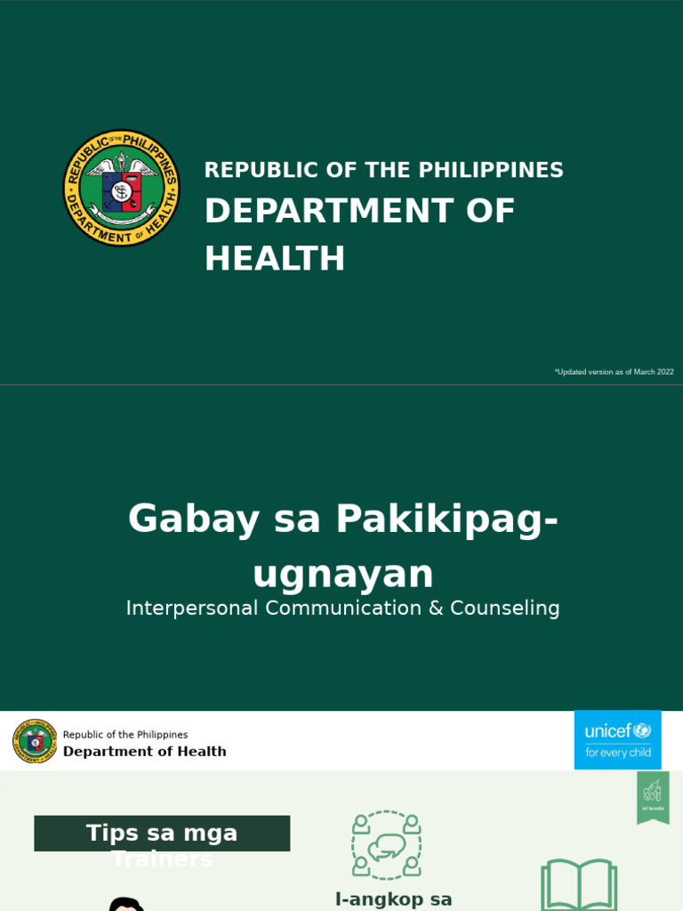 (PMCDD) Bakuna Champions Training Deck - Module 2 Interpersonal Communication | PDF