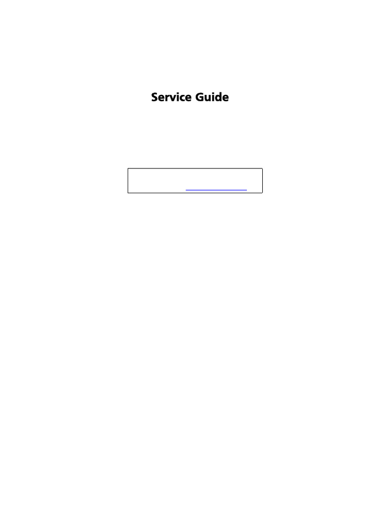 Acer EMachines E510 Series Service Guide | PDF