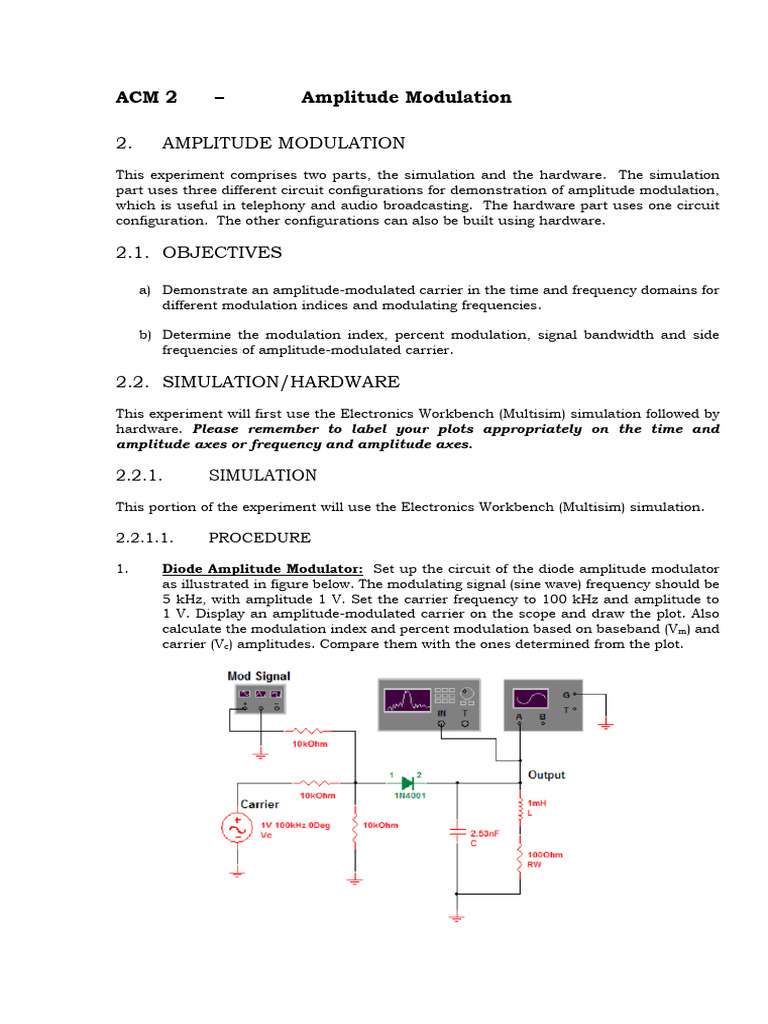 EE3408 ACM2 Lab | PDF