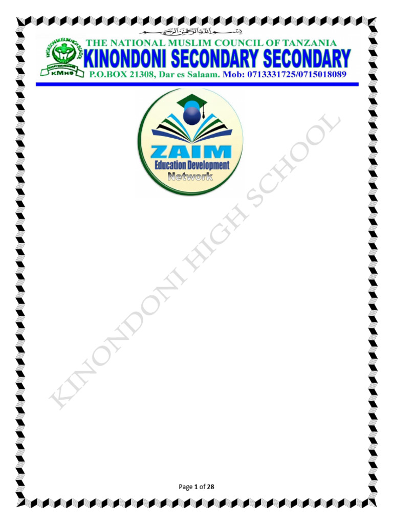 Form Five Exams | PDF