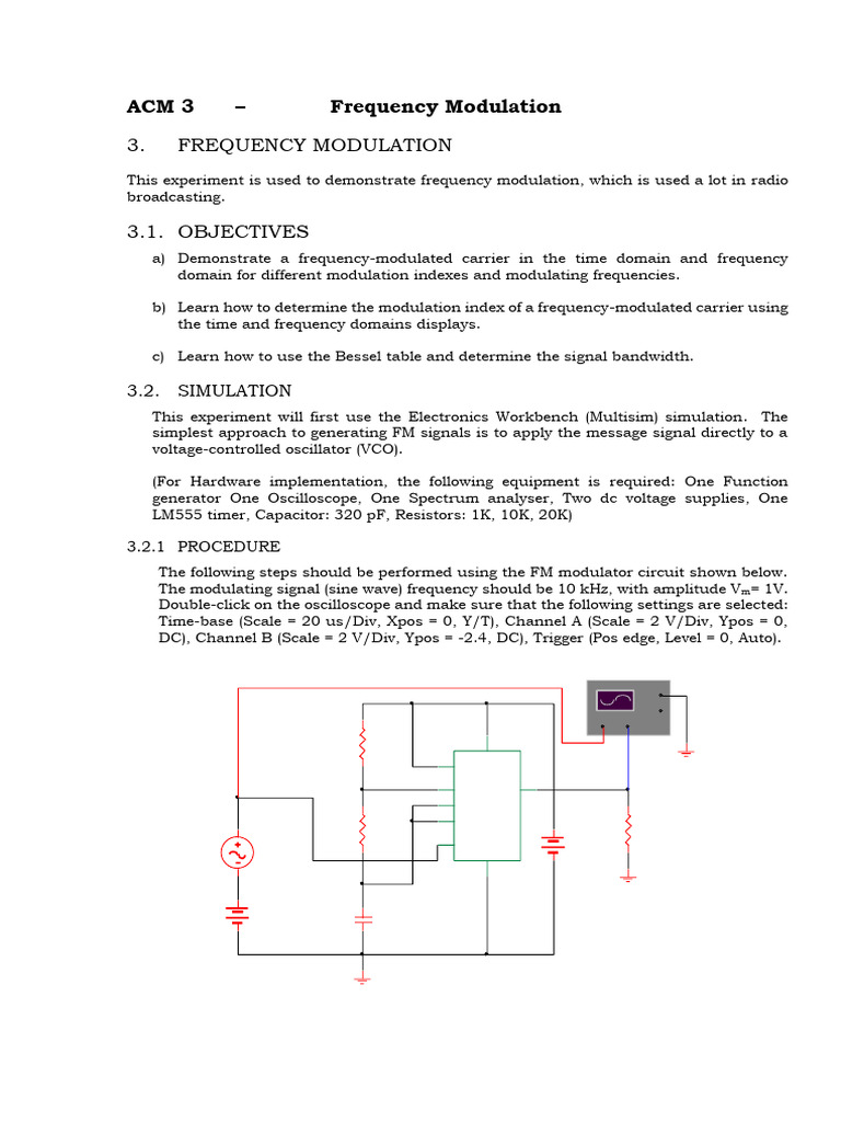 EE3408 ACM3 Lab | PDF