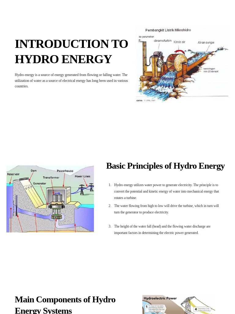 Pengenalan Hidro Energi | PDF
