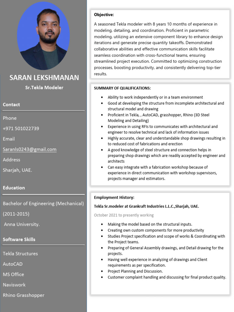 Saran Resume | PDF