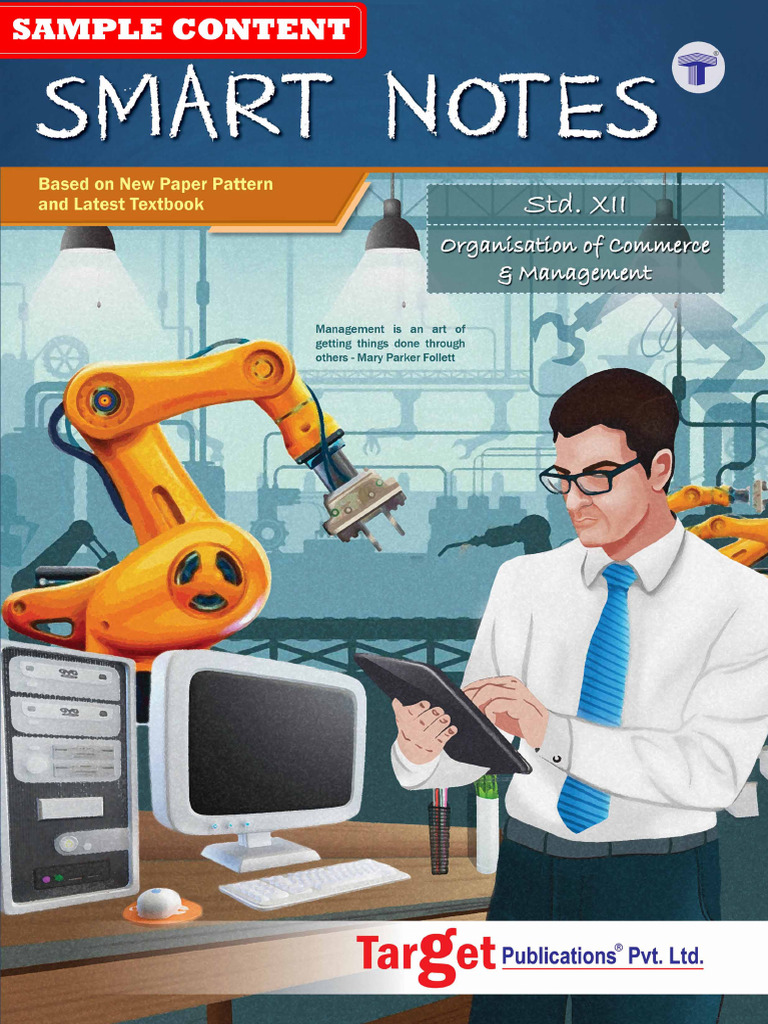 Sample PDF of STD Xii em Commerce Ocm Smart Notes | PDF