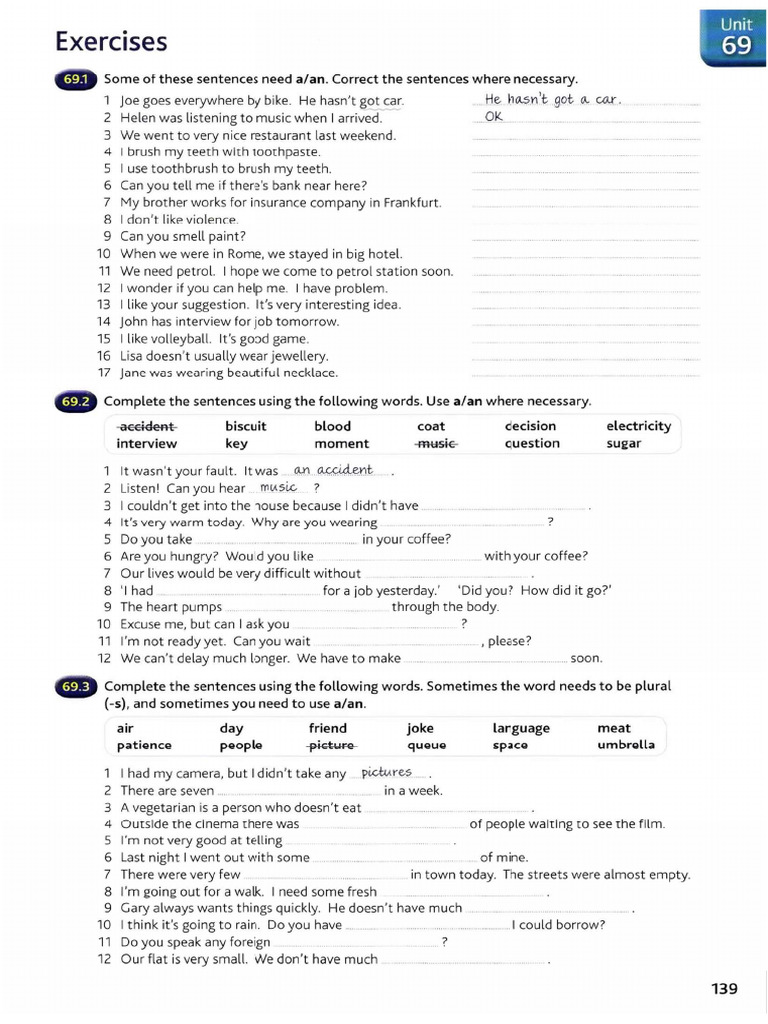 Articles. Nouns | PDF