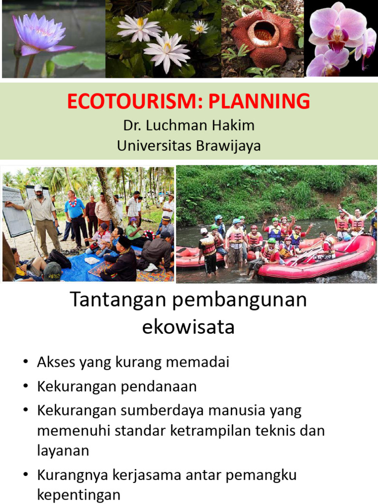 ECOTOURISM Planning | PDF