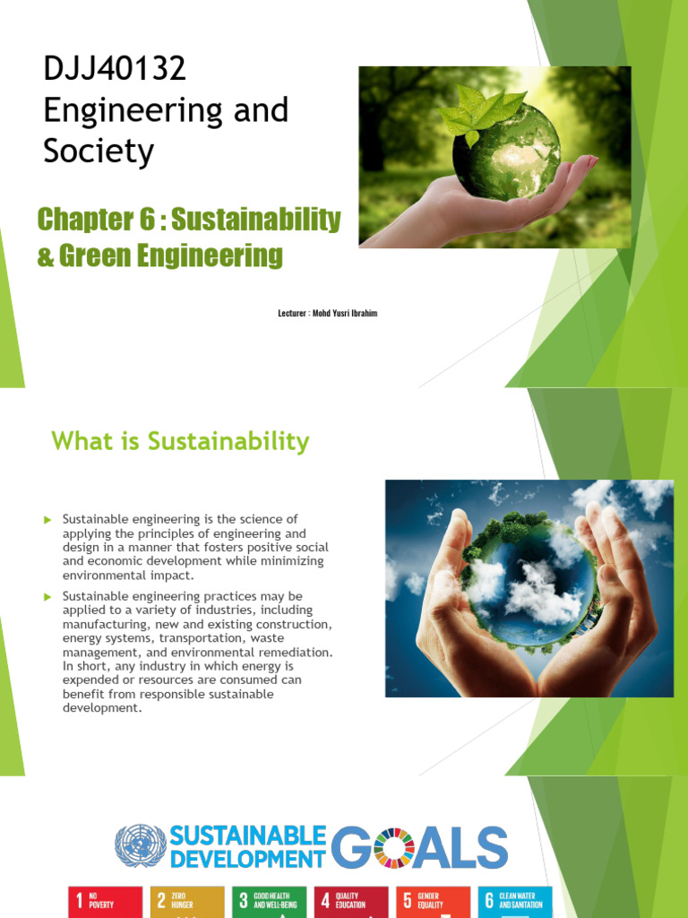 Sustainable Engineering and Green Tech | PDF | Sustainability ...