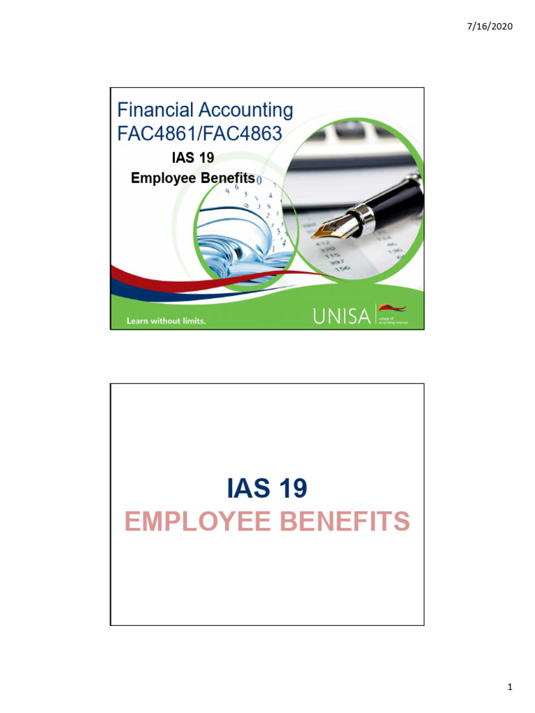 IAS 19 Employee Benefits | PDF | Employee Benefits | Employment IAS 19 Employee Benefits | PDF | Employee Benefits | Employment