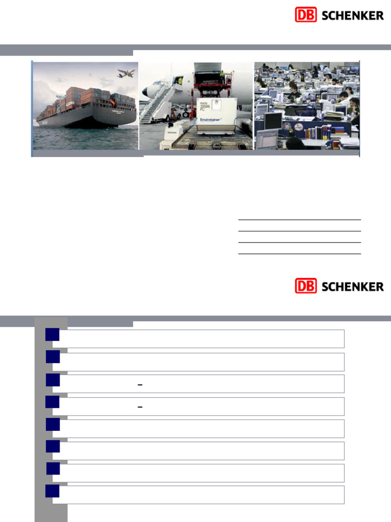 Corporate SCHENKERocean BL Presentation | PDF