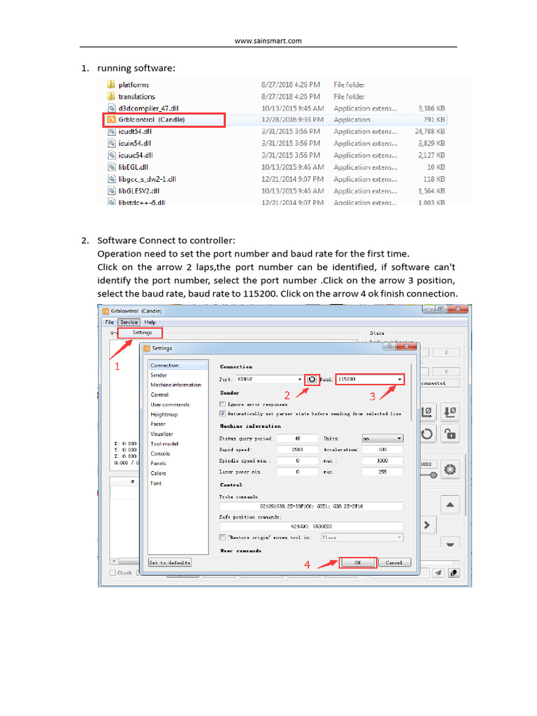 GRBL Instructionsro | PDF
