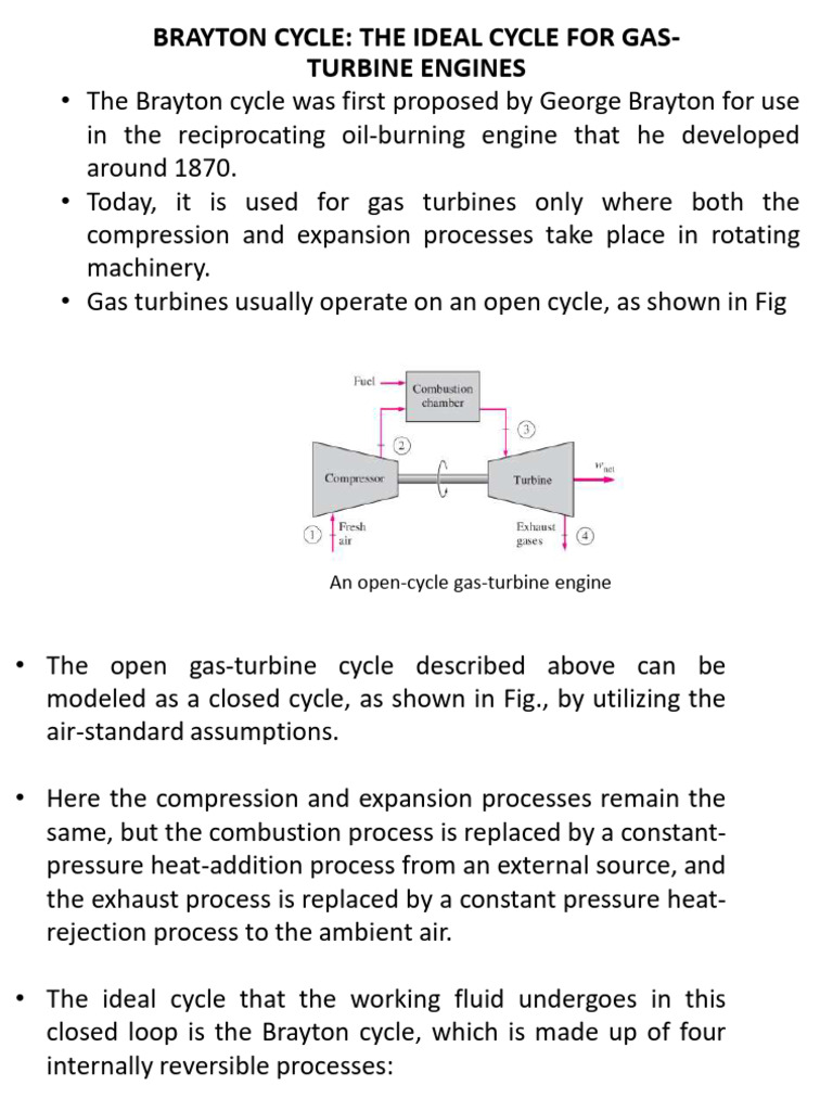 Brayton Cycle | PDF