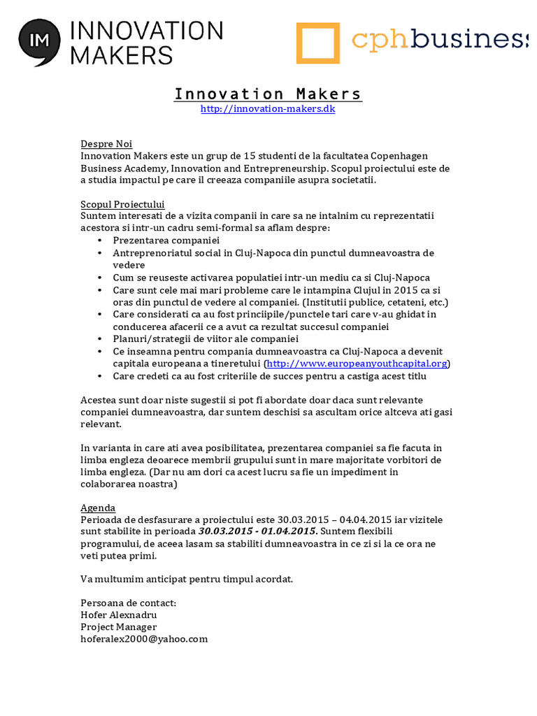 Innovation Makers | PDF