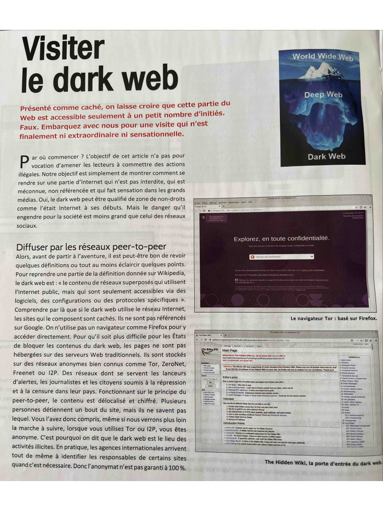 Visiter Le Dark Web | PDF