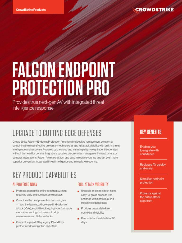 Crowdstrike Falcon Pro Bundle Data Sheet | PDF