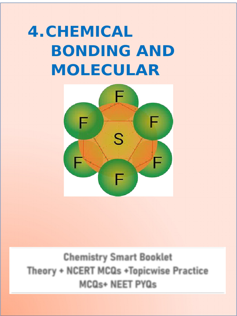 4.chemical Bonding and Molecular Structure-F | PDF