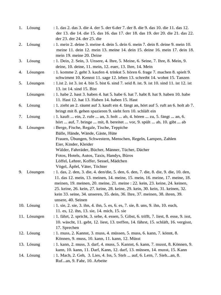 A1 Key | PDF