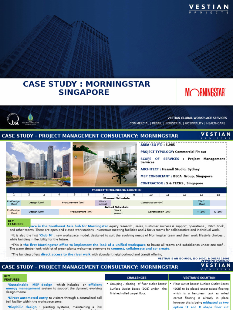 Case Study - Morningstar Singapore | PDF