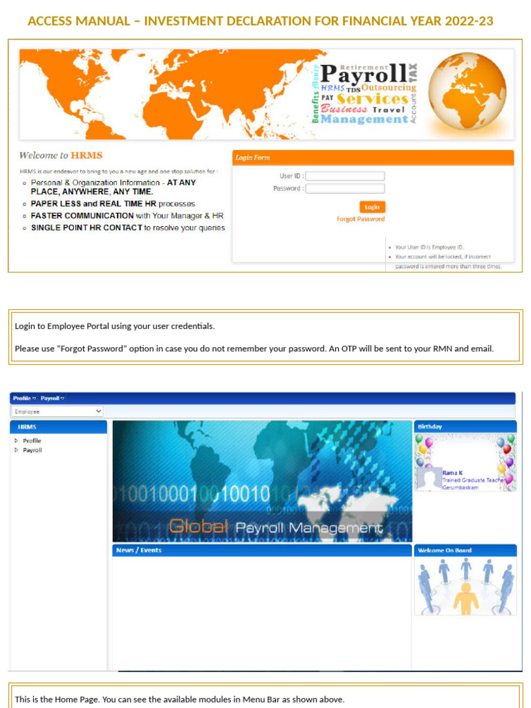 Access Manual - Investment Declaration | PDF
