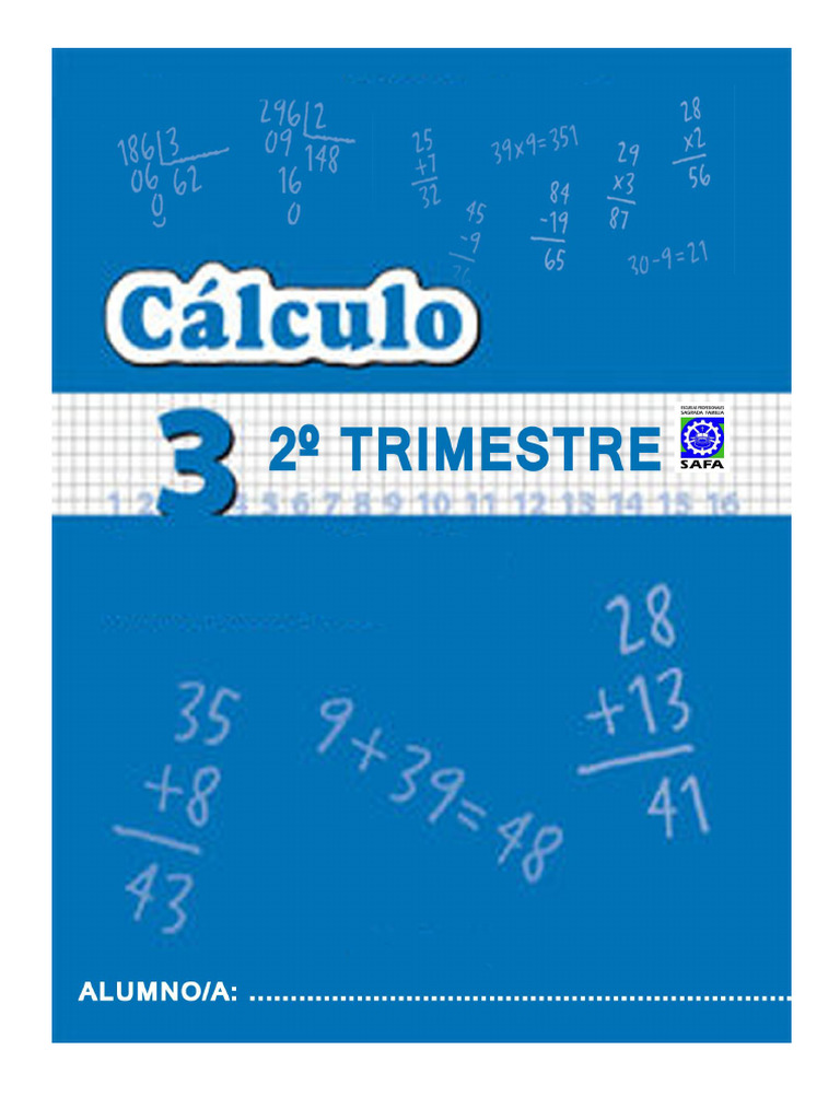 Cuadernillo Calculo Segundo Trimestre | PDF