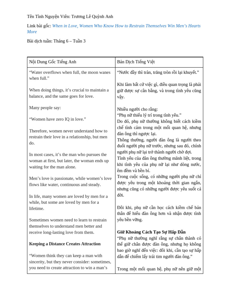 When in Love, Women Who Know How To Restrain Themselves Win Men's ...