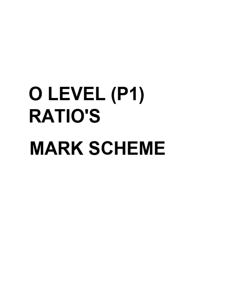 Mark Scheme-2 | PDF