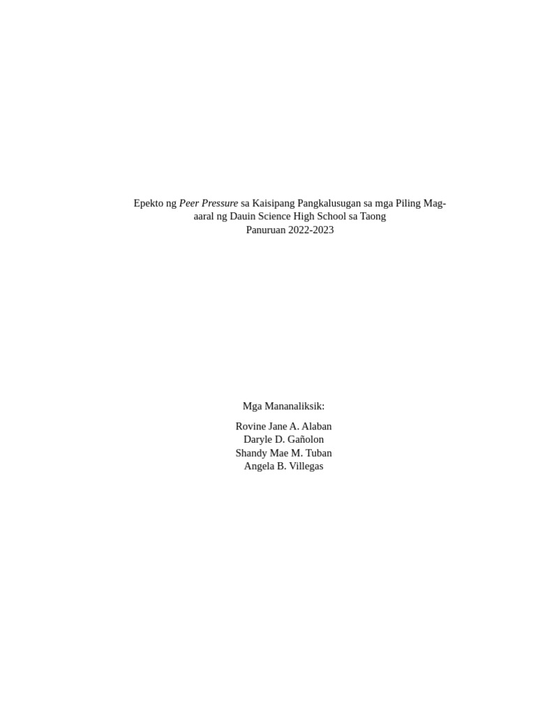 PANANALIKSIK 2 FRONT PDF