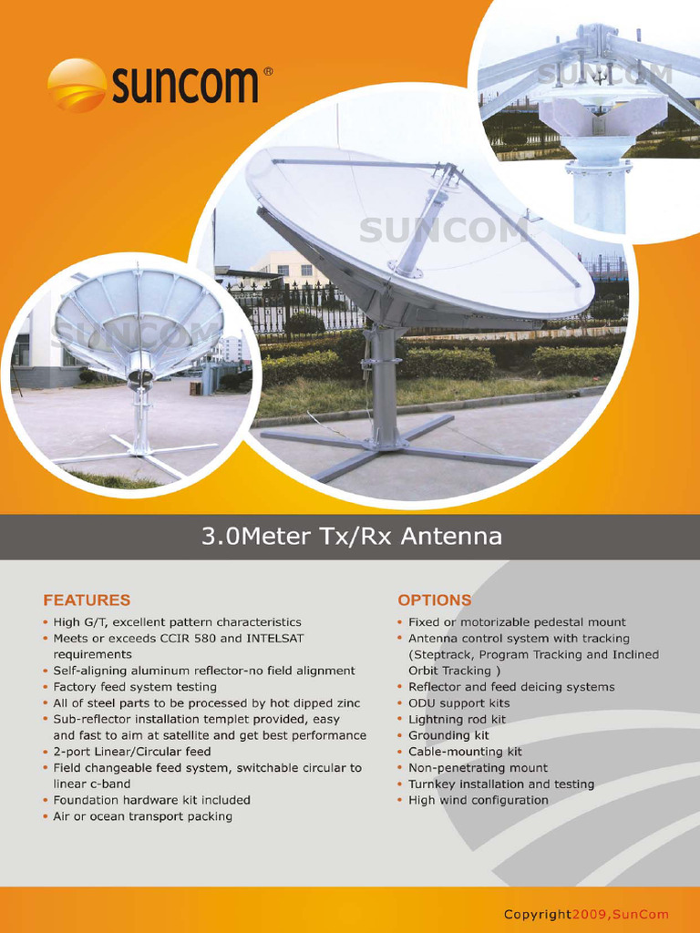 3.0m China Suncom | PDF