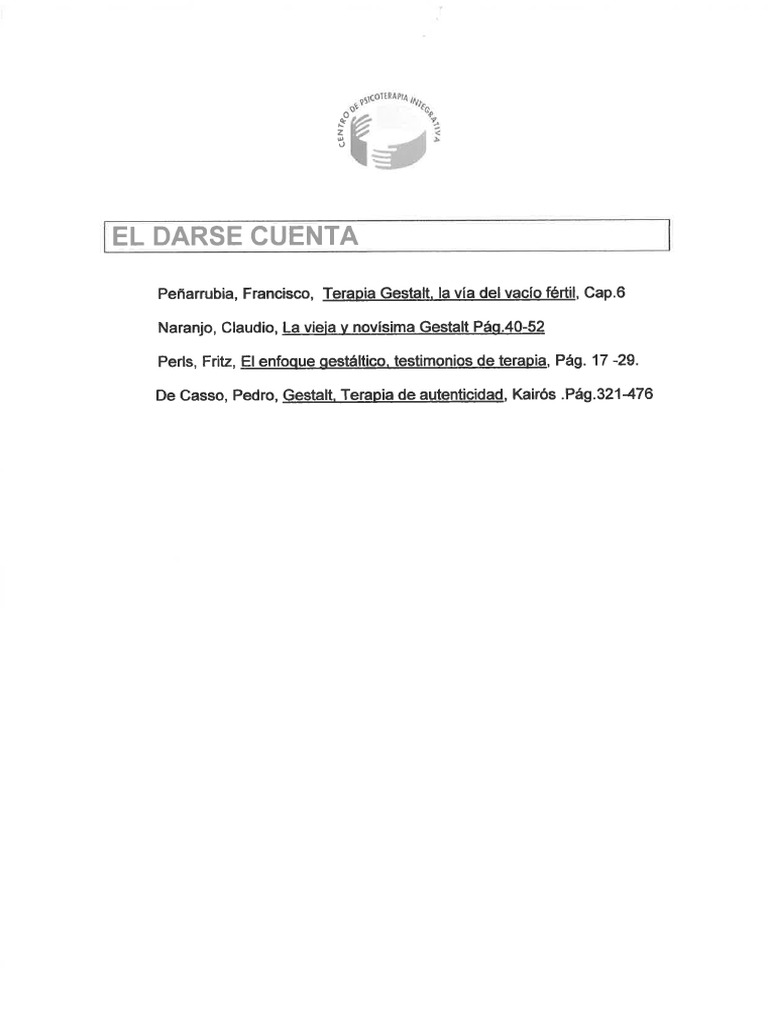 El Darse Cuenta | PDF