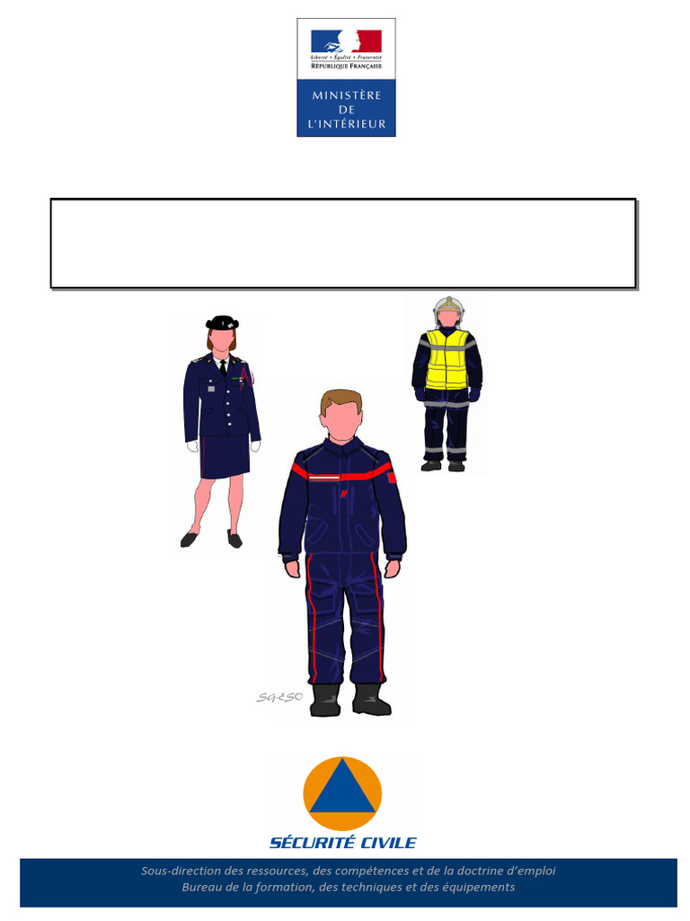 Arrete Fixant Les Tenues Uniformes Sapeur Pompier | PDF